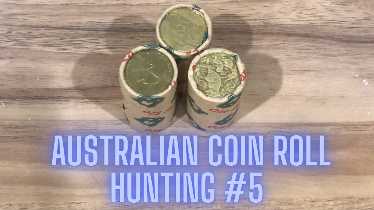 $1 Coin Roll Hunt - Australian Coin Roll Hunting #5 - YouTube