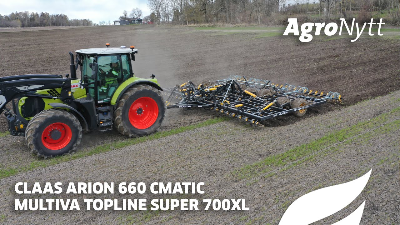 CLAAS ARION 660 CMATIC med Multiva Topline Super 700 XL - YouTube