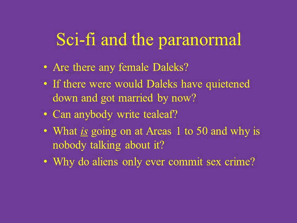 Random Thoughts: A bit more questionable humour - YouTube