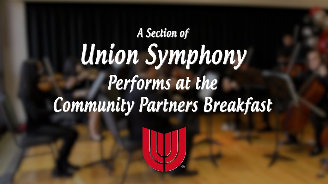 Union Symphony Performs at Community Partners Breakfast - YouTube