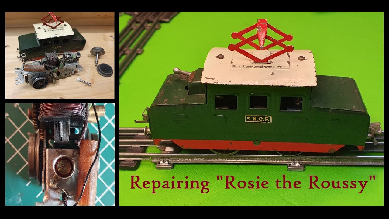 Repairing 'Rosie the Roussy' a French steeplecab 'Montagnarde' 0 scale ...