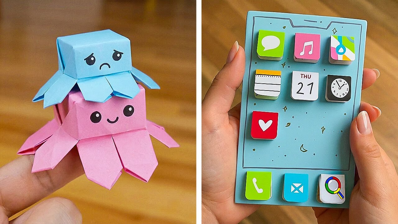 TURN PAPER INTO MAGIC! Awesome DIY Toys & Decorations! 🤩 - YouTube