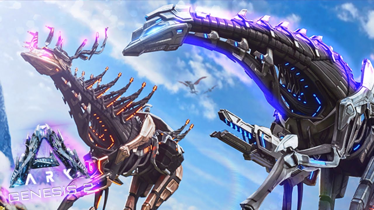 ARK GENESIS Part 2 - Tudo sobre os STRYDERS! Farm INSANO! - YouTube