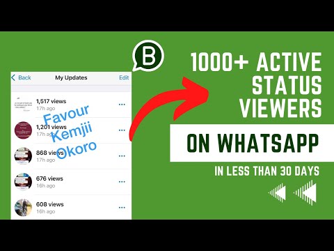 HOW TO INCREASE YOUR WHATSAPP STATUS VIEWS