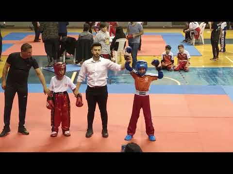 Ayaz İlk karşılaşması / KICK BOKS /  İSTANBUL GENÇLİK VE SPOR ŞAMPİYONASI /MİNİKLER 28 KİLO
