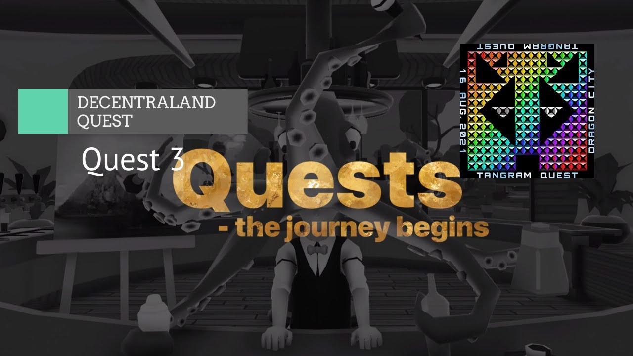 DRAGON CITY TANGRAM QUEST #3 DECENTRALAND / DECENTRALAND QUESTS - YouTube