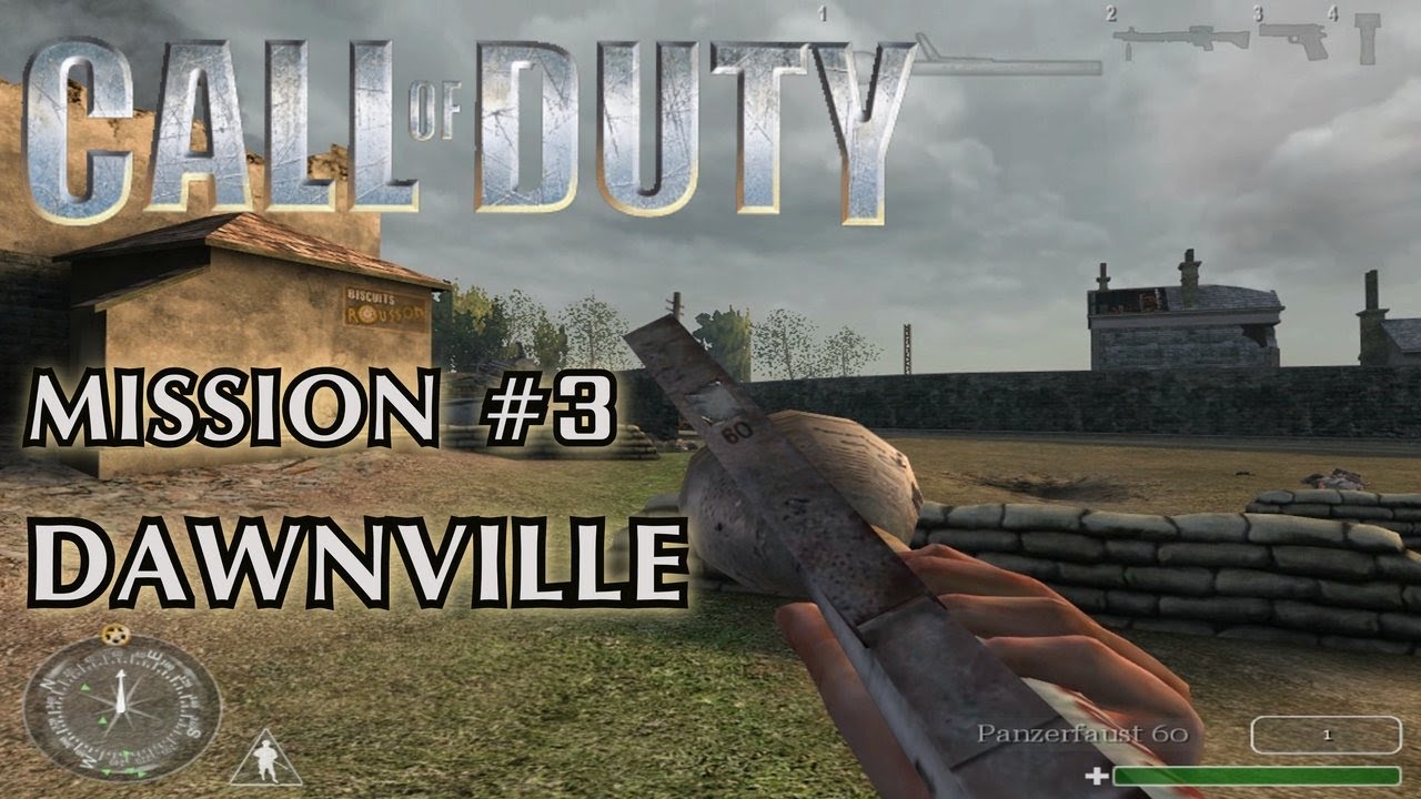 Call of Duty - Mission #3 - Dawnville (American Campaign) - YouTube
