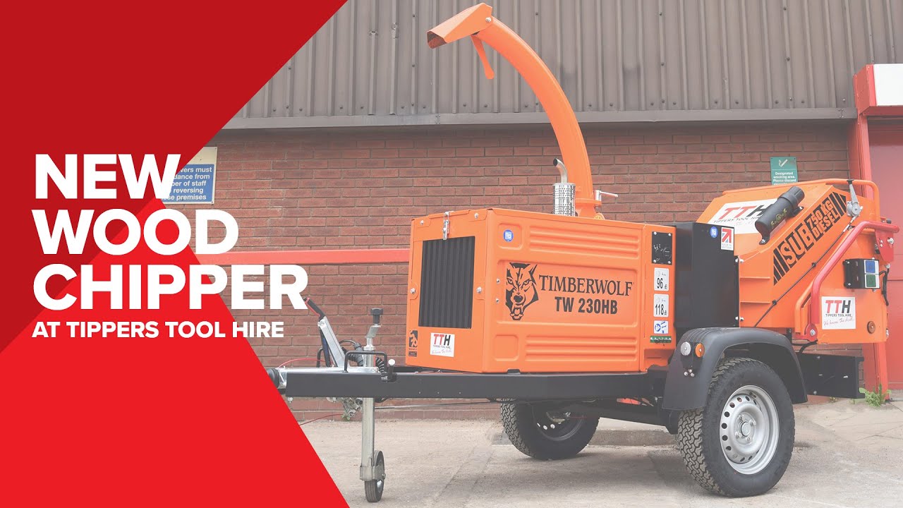NEW Timberwolf TW230HB Diesel Sub 750KG Diesel Wood Chipper - Tippers ...
