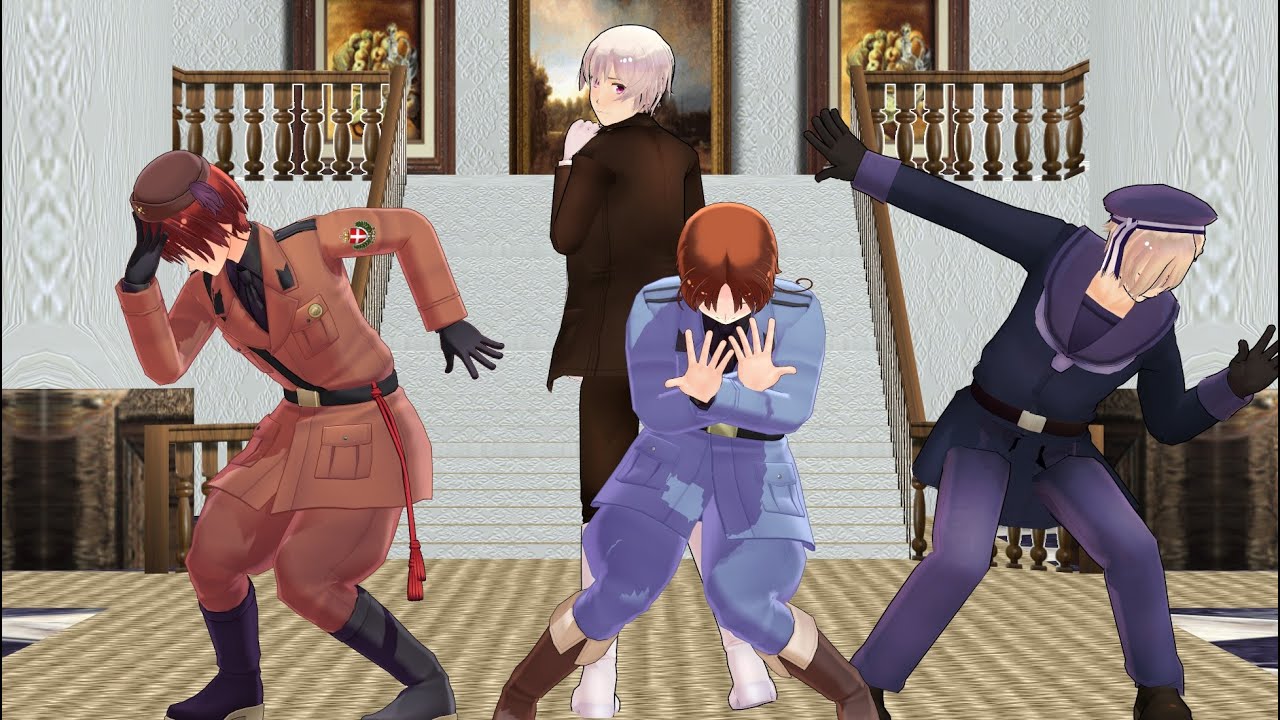 Iceland. Norway. Italy and 2p Italy ( Bad ∞ End ∞ Night ) Hetalia MMD ...