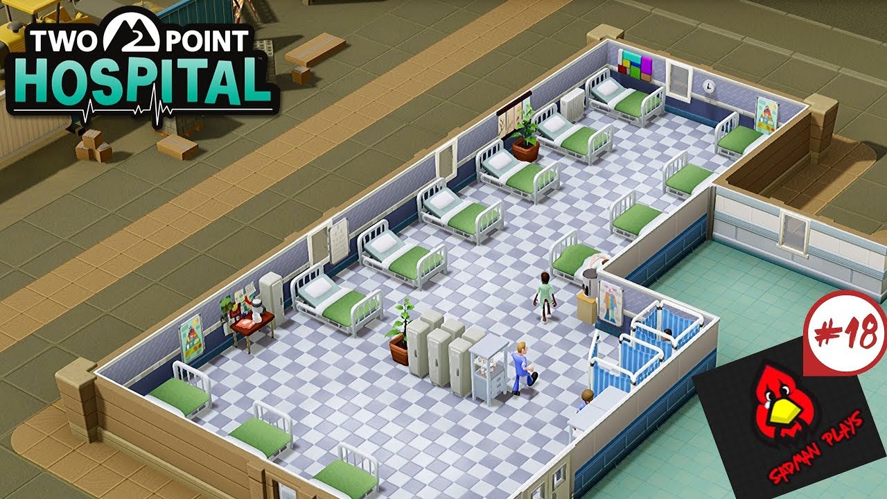 Two Point Hospital Gameplay Part 18 - Humongous Level 5 Ward - YouTube