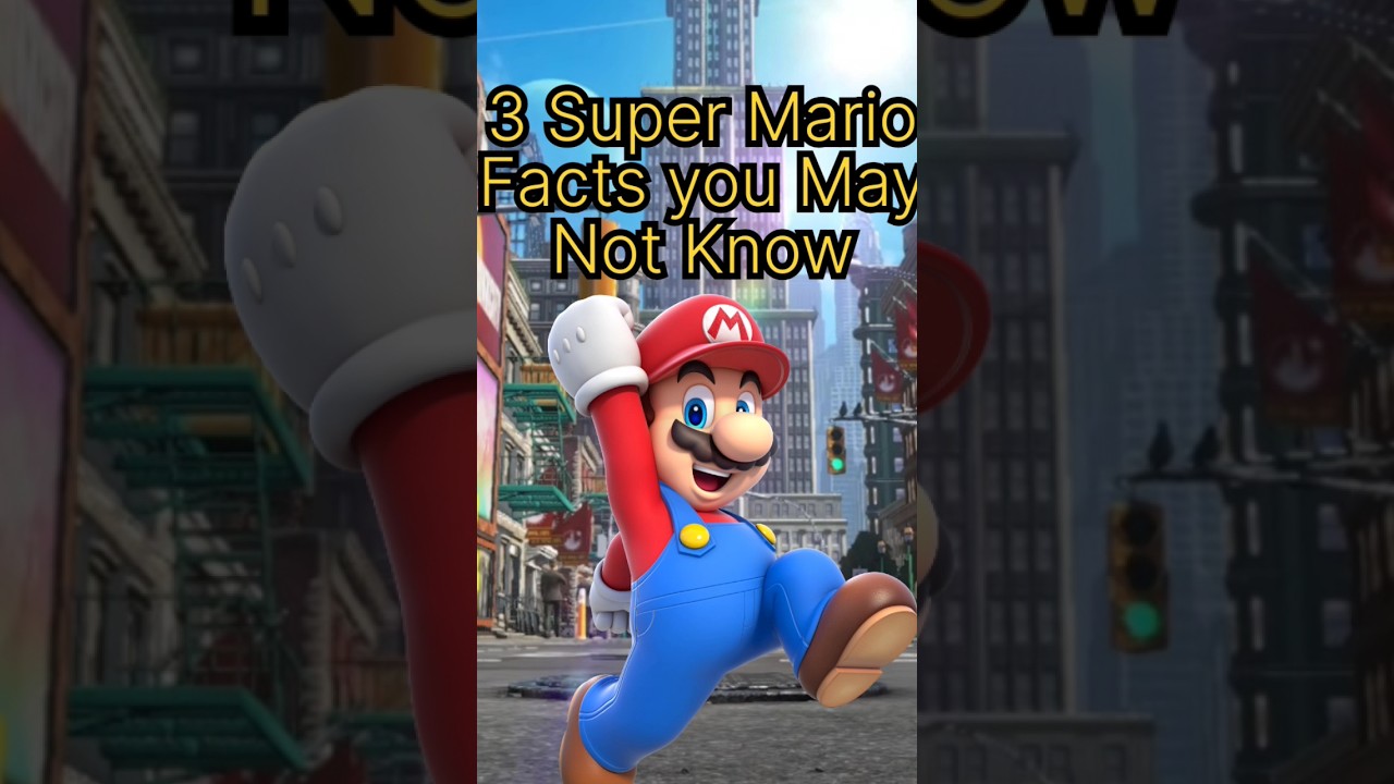 3 Super Mario Facts you didn't know! #mario - YouTube