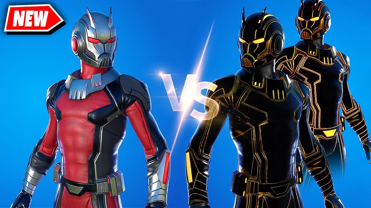 Fortnite ANT-MAN Skin, but Nightmare (Reactive) Style showcase - YouTube