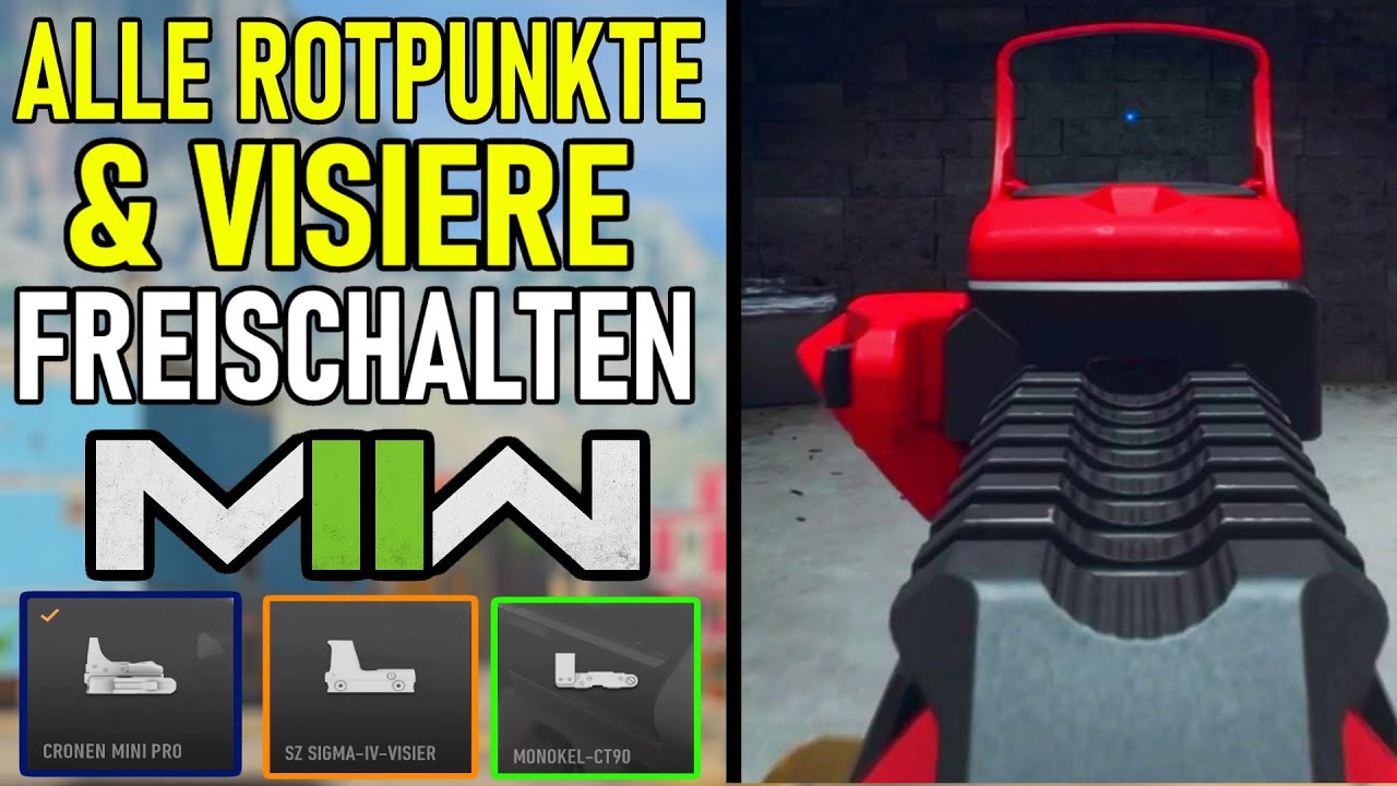 SO BEKOMMT IHR DIE BESTEN VISIERE & FADENKREUZE in MODERN WARFARE 2 ...