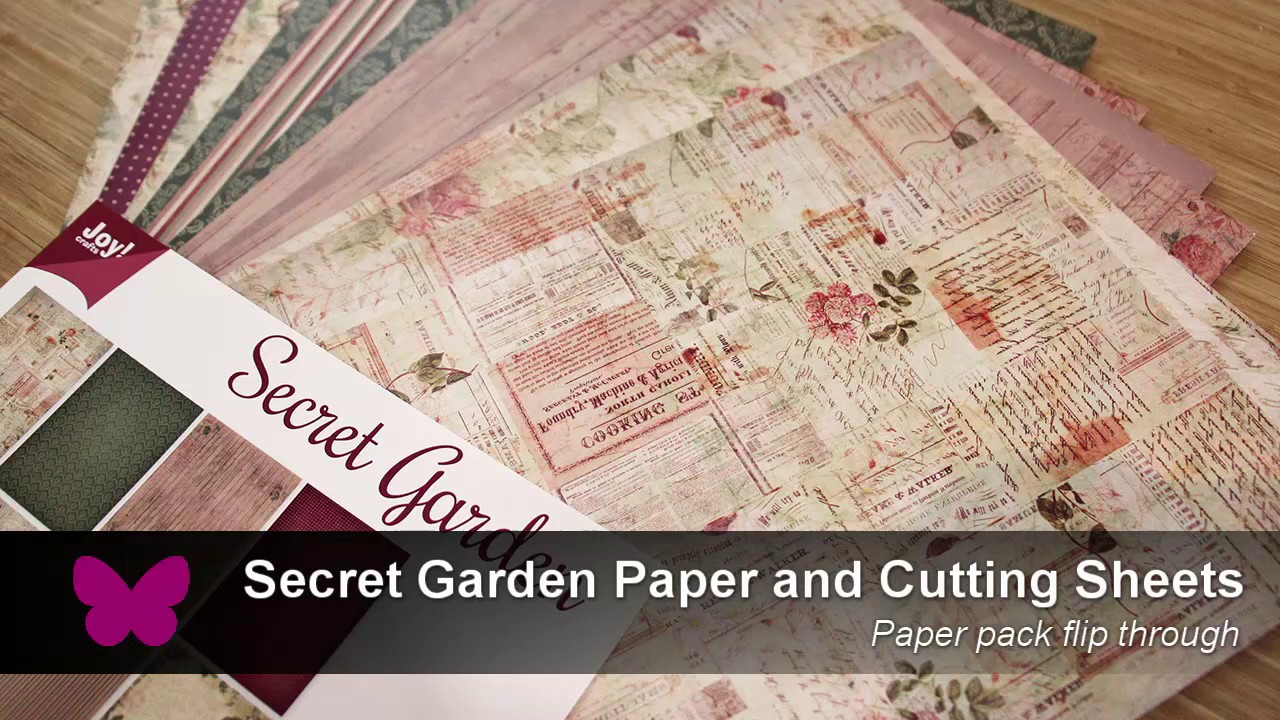 Secret Garden Paper Set Flip Through - YouTube