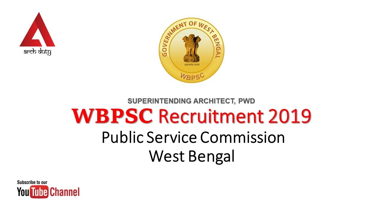 West Bengal Public Service Commission | Recruitment | WBPSC - YouTube