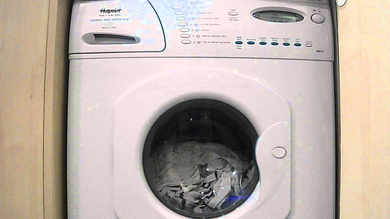 Hotpoint Ultima WM72/76 Auto Washer. (BOIL WASH) - YouTube