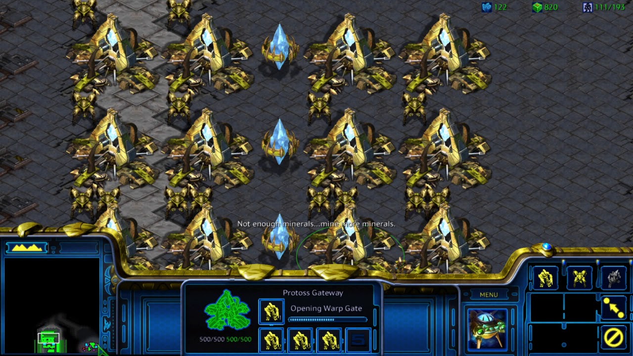 StarCraft Fastest Possible Map Space FFA (Protoss vs 7 comps) - YouTube
