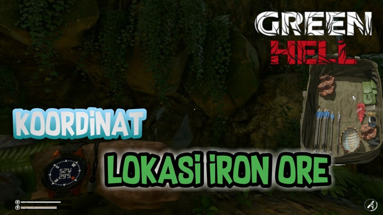 GREEN HELL INDONESIA - KORDINAT LOKASI FARMING IRON ORE - YouTube