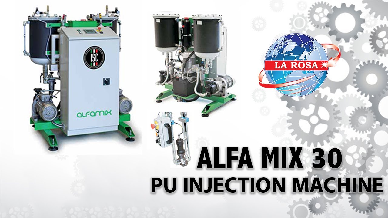 PU INJECTION MACHINE - ALFAMIX 30 - YouTube