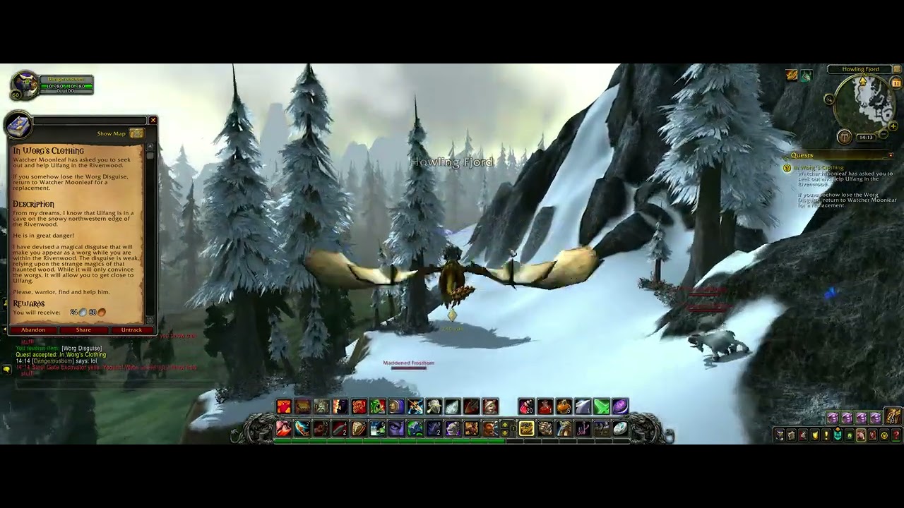 World of Warcraft: In Worg's Clothing - Quest ID 11325 (Gameplay ...