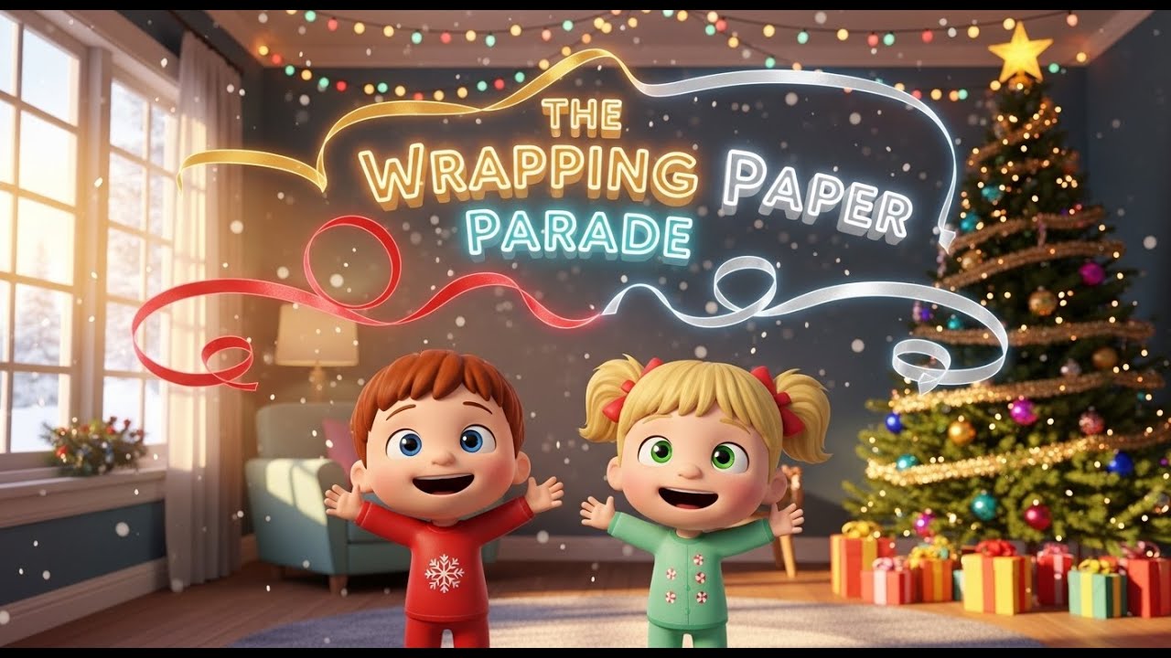 The Wrapping Paper Parade | Fun Christmas Song for Kids! - YouTube
