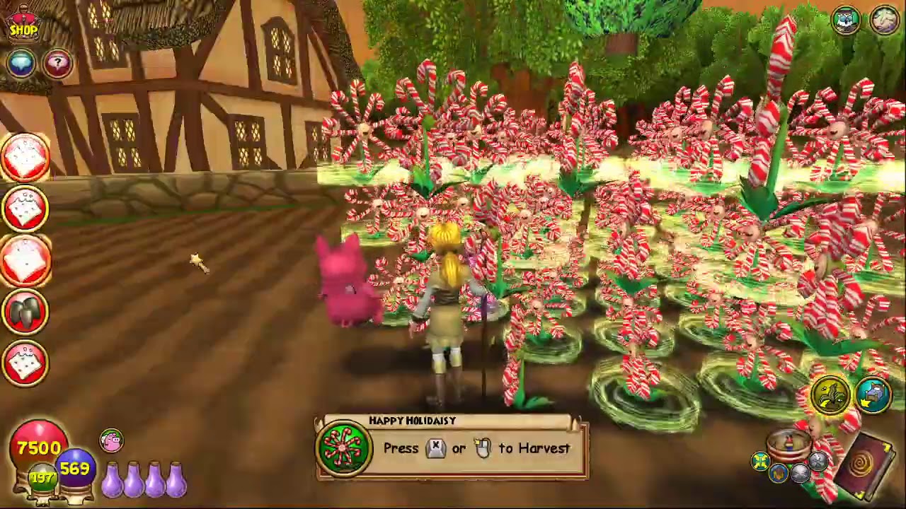 Wizard101 Happy Holidaisy Mature Harvest - YouTube