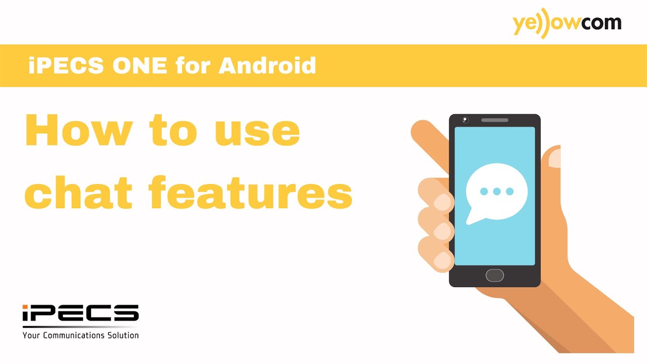 Using chat - iPECS ONE for Android - YouTube