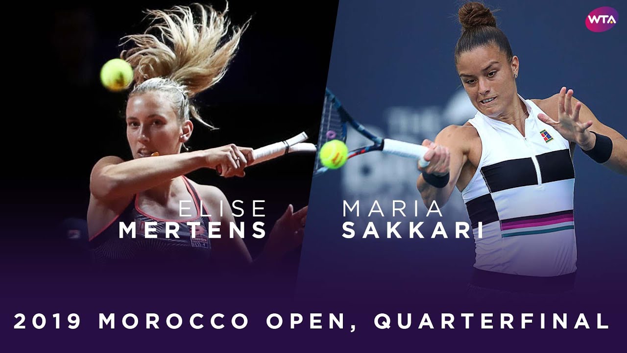 Elise Mertens vs. Maria Sakkari | 2019 Morocco Open Quarterfinal | WTA ...