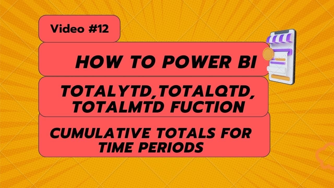 TOTALYTD,TOTALQTD,TOTALMTD FUCTION | Cumulative totals for time periods - YouTube