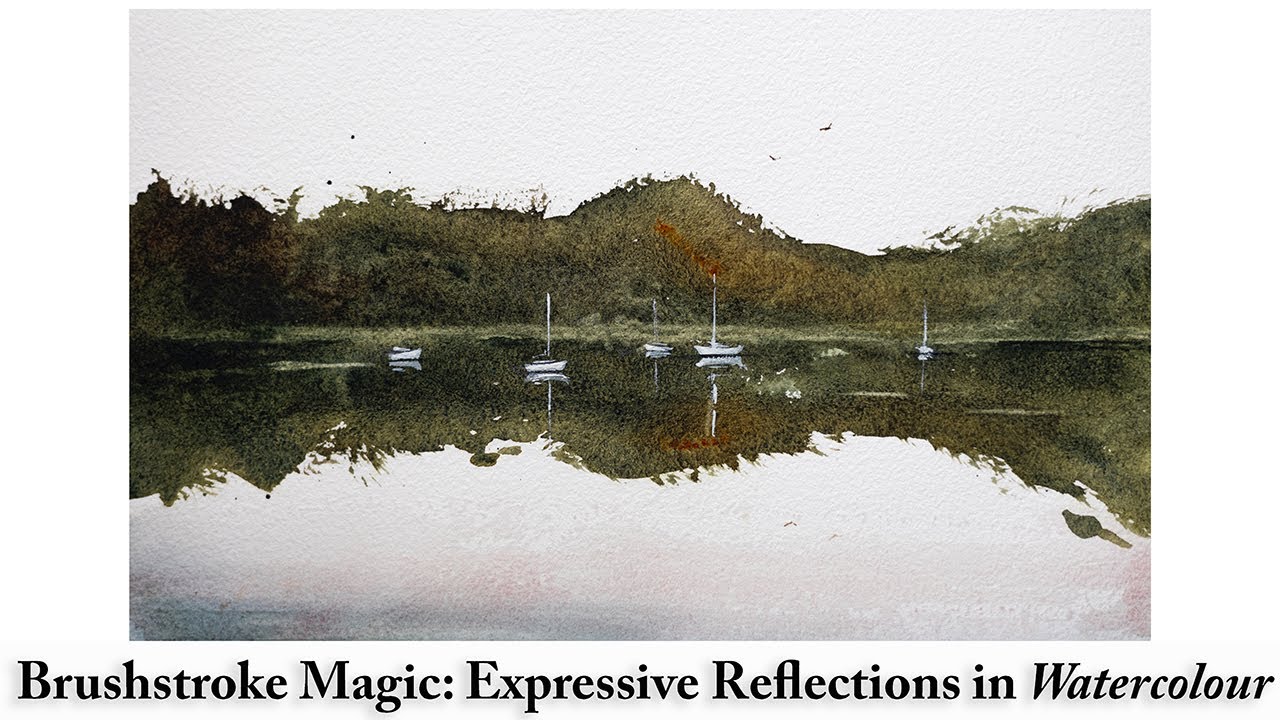 An Expressive Watercolour Experiment: How to Paint Calm Water ...