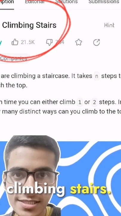 #70代 #leetcode #dsa||Climbing stairs Tabulation dp - YouTube