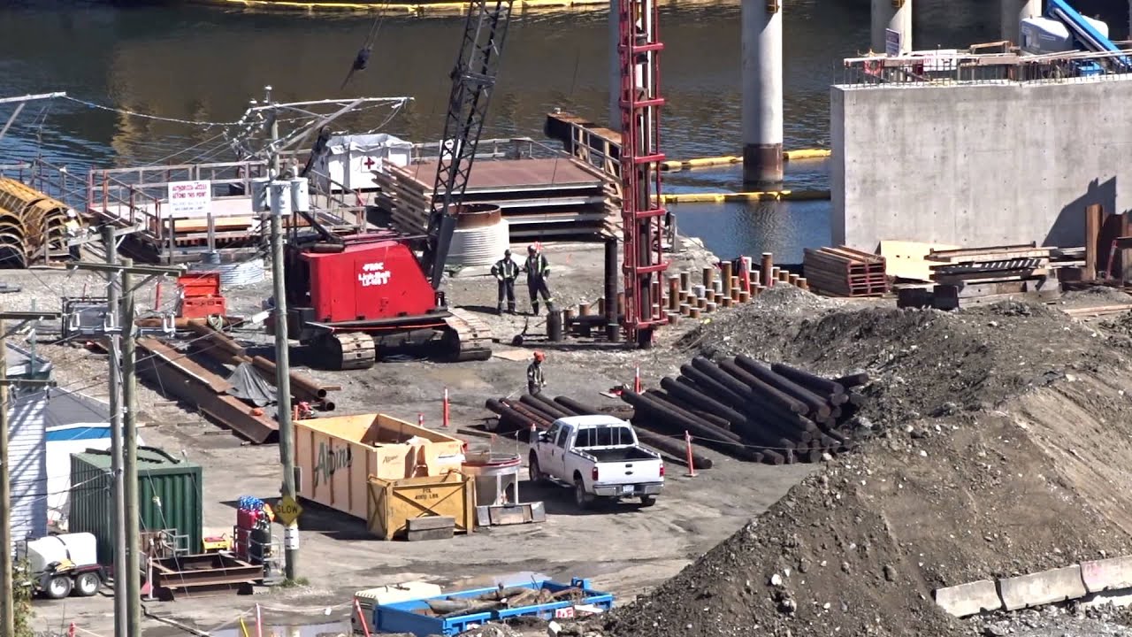 JSB Timber Pile Driving - YouTube