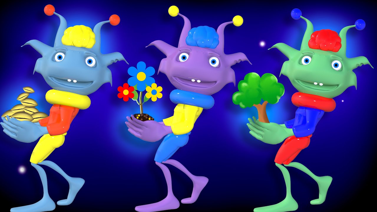 Teman Alien Menari | D Billions Lagu Anak-Anak - YouTube