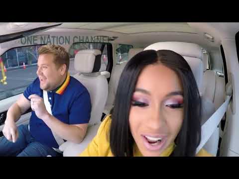 CARDI B LEARNING HOW TO DRIVE ON CARPOOL KARAOKE🤣🤣🤣🤣🤣🤣