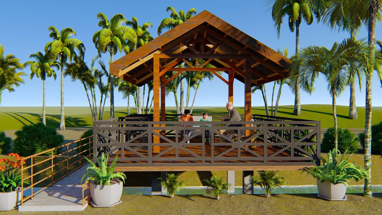 HOW TO MAKE WOODEN COTTAGE IN REVIT - YouTube