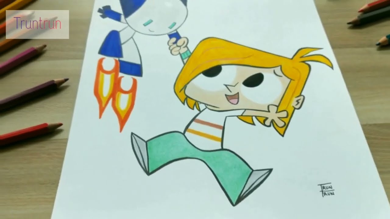 Drawing Robotboy step by step || Truntrun - YouTube
