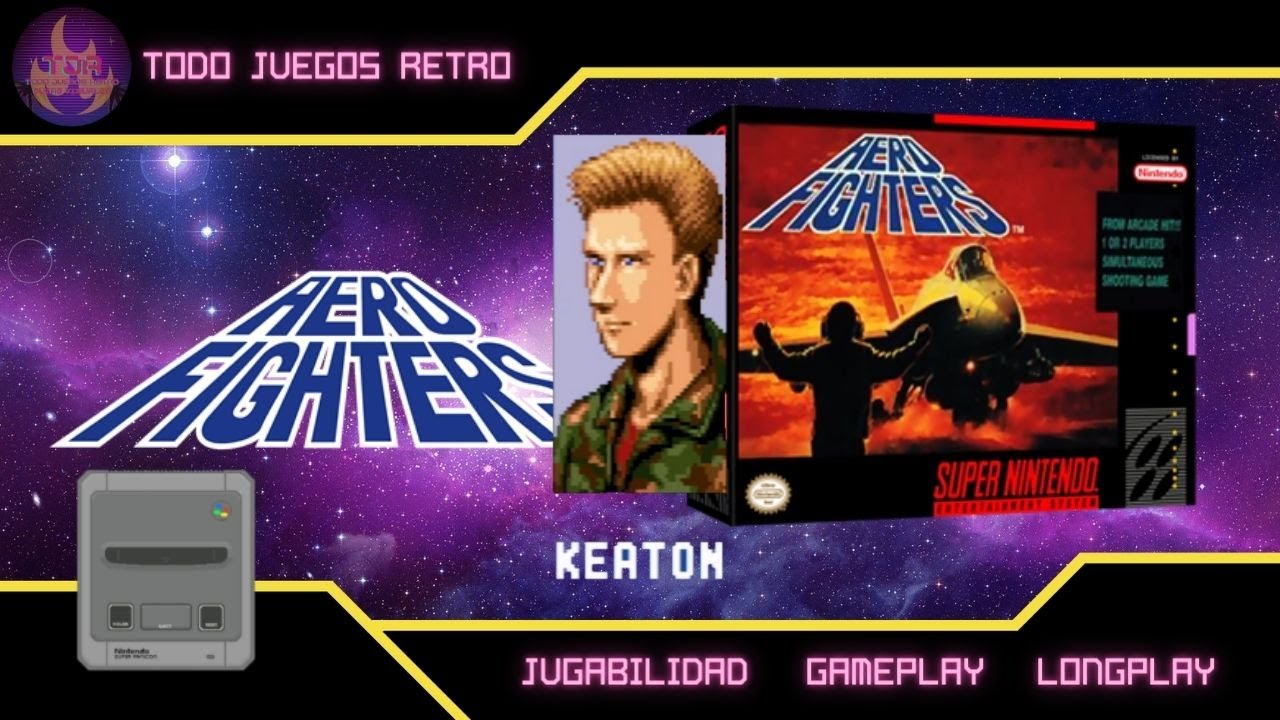 SNES Super Nintendo Longplay Games 🎮 [Aero Fighters] Blaster Keaton ...