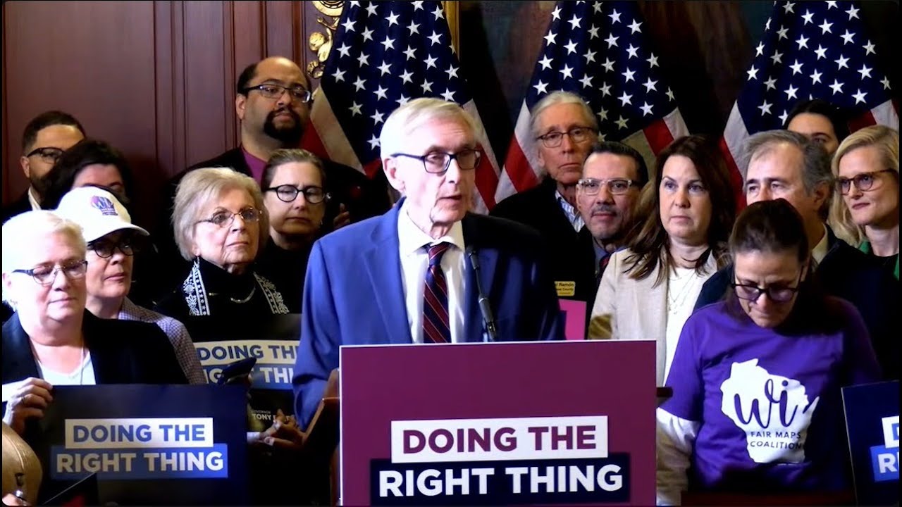 BREAKING: Wisconsin Governor Tony Evers (D) SIGNS NEW LEGISLATIVE MAPS ...