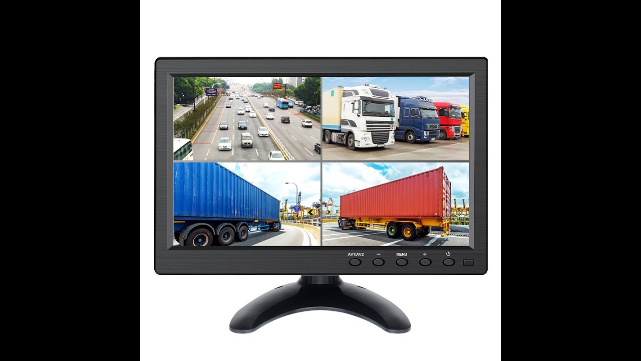 10.1 inch Four Channel IPS Monitor - YouTube