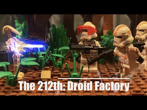 Lego Clone Wars 212th Battalion: Droid Factory Stop Motion - YouTube