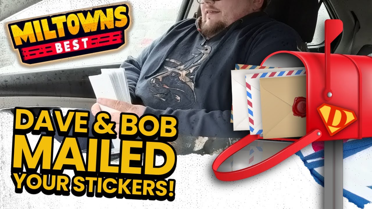 Mailing Stickers Adventure! Fat Man FINALLY Leaves House! #ImTrying ...