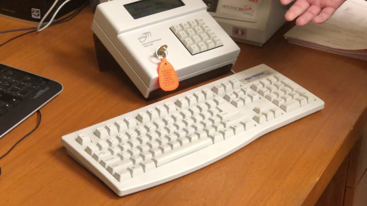 Certex 3200 Check Signer on Okidata Printer - YouTube