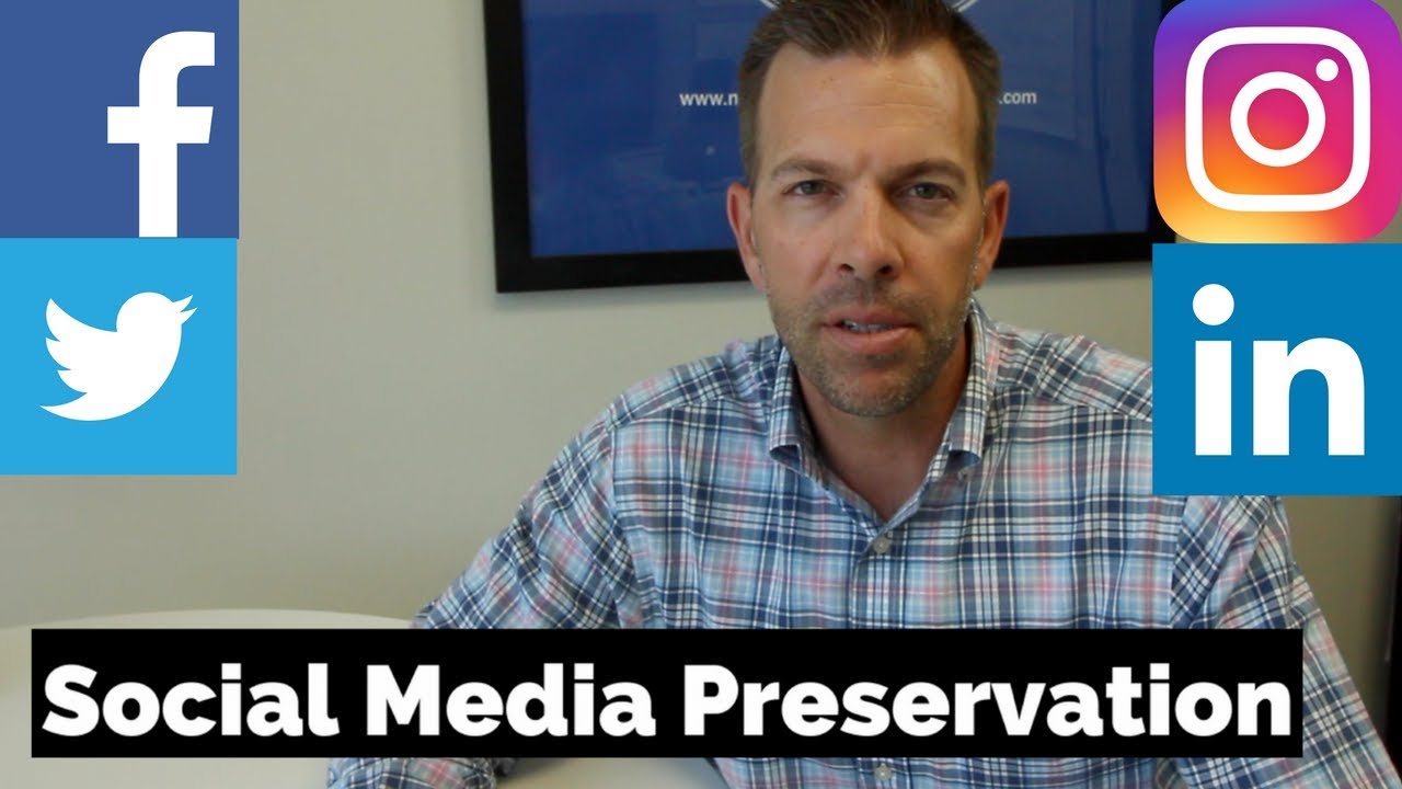 Social Media Preservation - YouTube