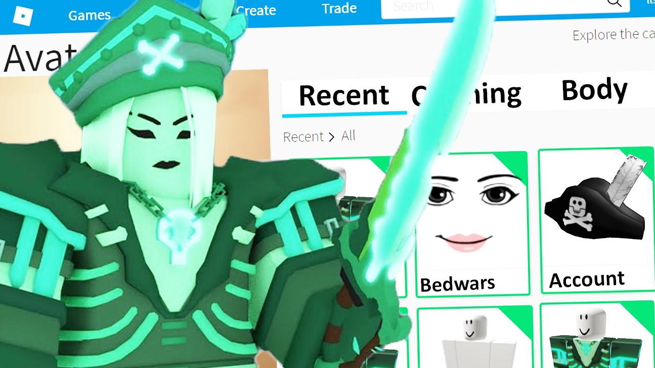 Making Roblox Bedwars Pirate Hannah Kit A Roblox Account Youtube