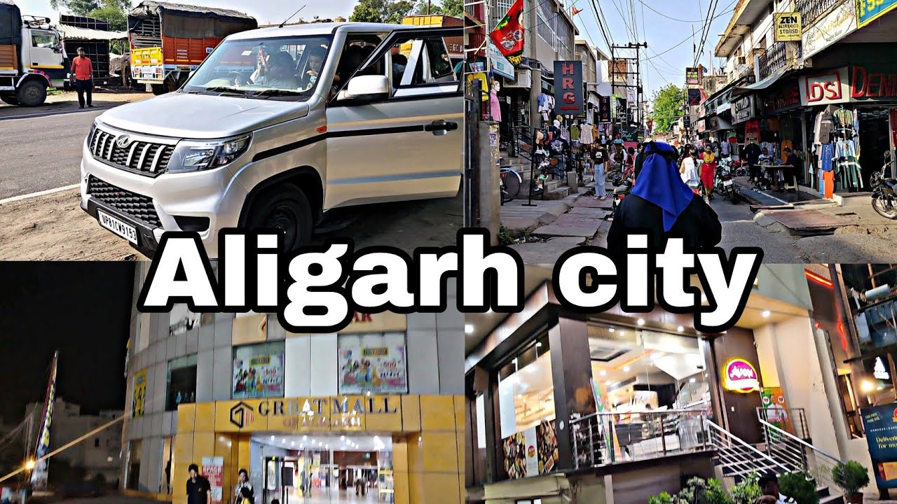 Aligarh city | Amir Nisha market | Center point| Mall | VLOG SITE - YouTube