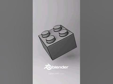 Blender Freestyle Outline Render #blender #3d #cgian - YouTube