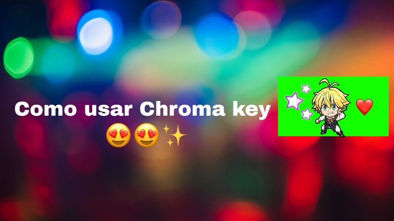 Como usar Chroma Key Facil Android - YouTube