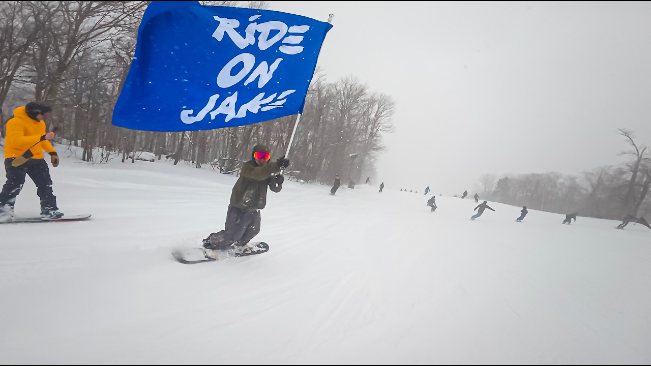 RIDE FOR JAKE DAY 2026 at Mount Snow! | (POWDER DAY!) - YouTube
