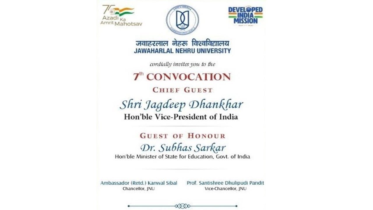 JNU Convocation - 2024 - YouTube