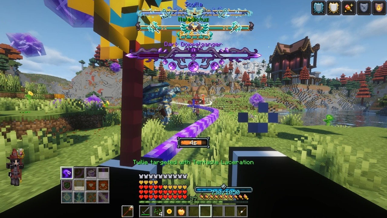 Minecraft – An Epic Magic Battle! Abyssal Wizard (Me), Scylla ...